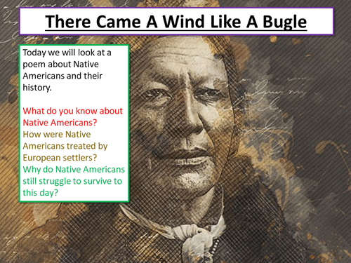 There Came A Wind Like A Bugle | Teaching Resources