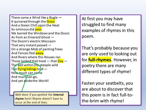 Poetry Rhyme | Teaching Resources