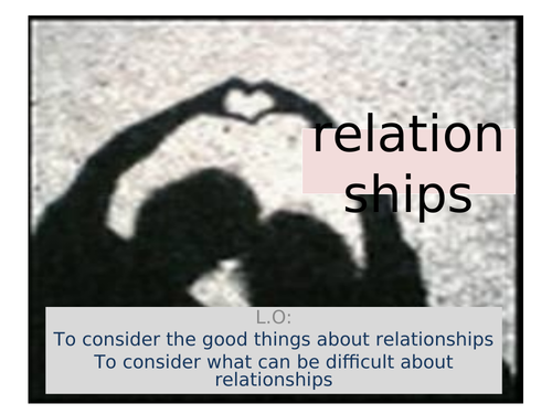 PSHE Sex Education: Relationships | Teaching Resources