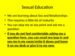 PSHE Sex Education: Sex and Peer Pressure | Teaching Resources