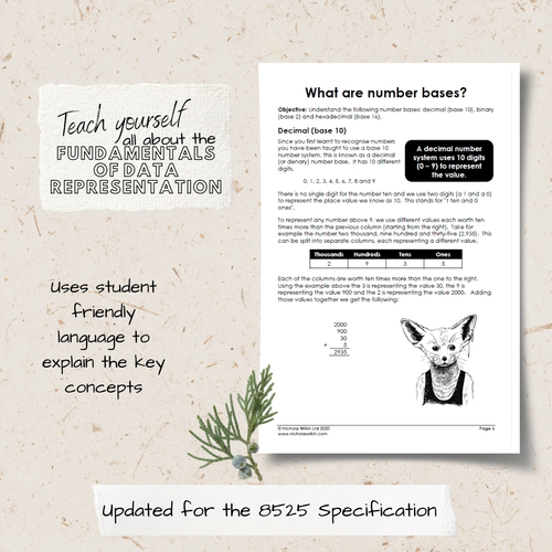 Fundamentals of Data Representation AQA GCSE Computer Science Workbook ... Fundamentals of Data Representation AQA GCSE Computer Science Workbook ...