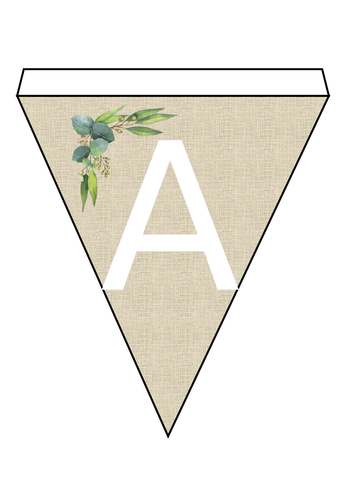 Editable Natural Themed Bunting | Teaching Resources