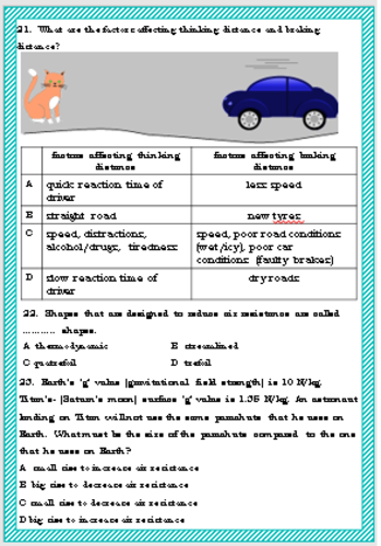 Ch 14 Checkpoint Science 1- Forces & Motion | Teaching Resources