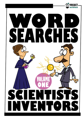 Scientists and Inventors Word Searches [Volume 1] | Teaching Resources
