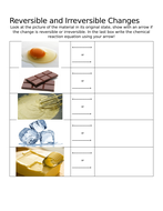 Reversible and Irreversible Reactions | Teaching Resources
