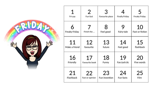 Bitmoji Daily Questions | Teaching Resources