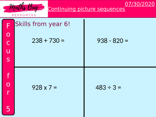Describing picture sequences - Mastery lesson. | Teaching Resources
