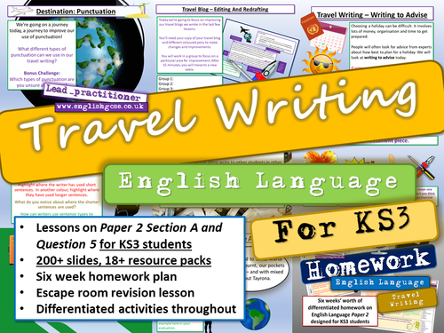 English Year 7 Complete | Teaching Resources