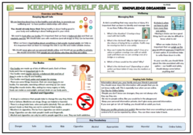 PSHE: Keeping Myself Safe - Year 3 Knowledge Organiser! | Teaching ...