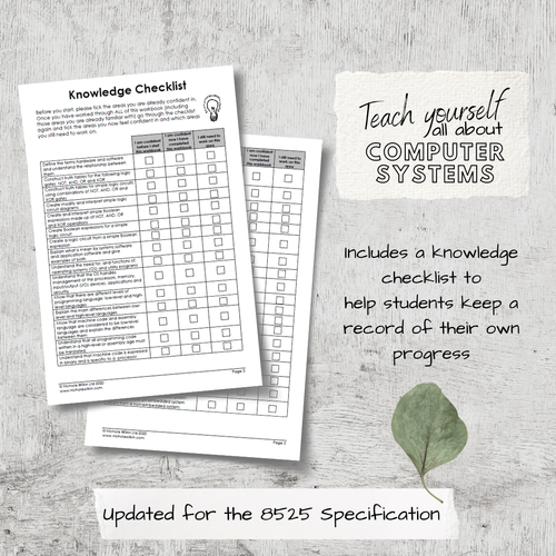 Computer Systems AQA GCSE Computer Science Workbook (8525) | Teaching ...