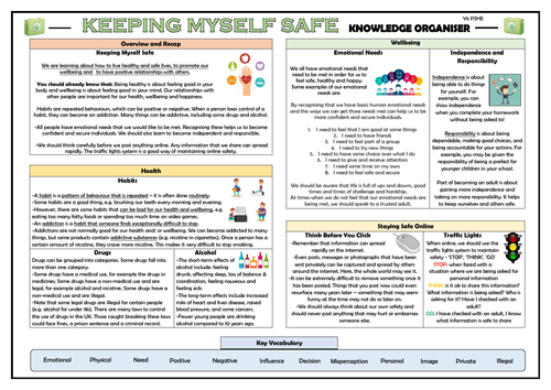 Year 5 and 6 PSHE Knowledge Organisers Bundle! | Teaching Resources