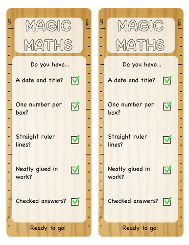 Maths Editing Rulers | Teaching Resources