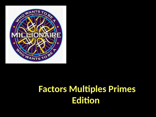 Who Wants To Be A Millionaire Fun Maths Game (Revision Resource ...