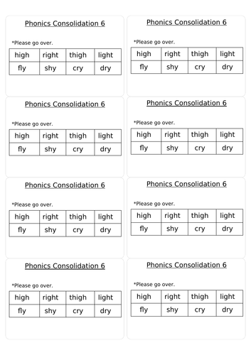NL Active Literacy Stage 2 Consolidation Labels (8 to a page ...