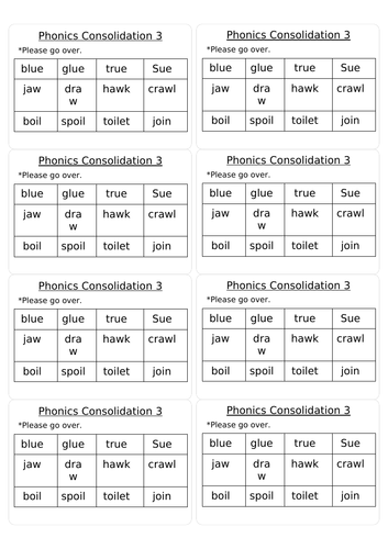 NL Active Literacy Stage 2 Consolidation Labels (8 to a page ...