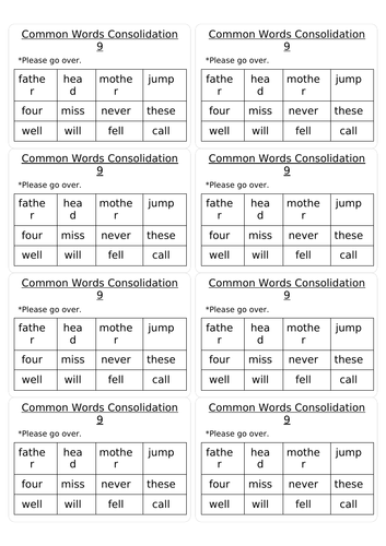 NL Active Literacy Stage 2 Consolidation Labels (8 to a page ...