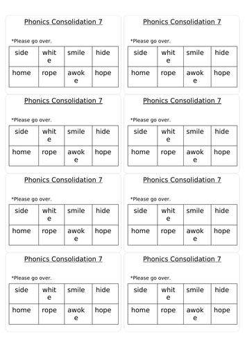 NL Active Literacy Stage 2 Consolidation Labels (8 to a page ...