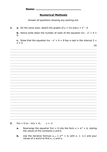 Pure Mathematics 3 Assessment Pack | Teaching Resources