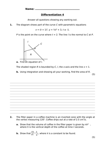 Pure Mathematics 4 Assessment Pack | Teaching Resources