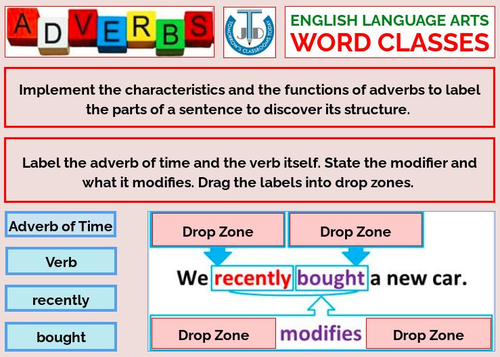 ADVERB TYPES: 83 BOOM CARDS | Teaching Resources