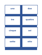 Numeri (Numbers in Italian) Math Activities | Teaching Resources