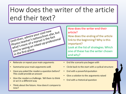 English Beginnings and Endings | Teaching Resources