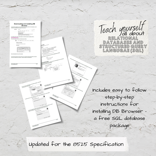 Relational databases and SQL AQA GCSE Computer Science Workbook (8525 ...