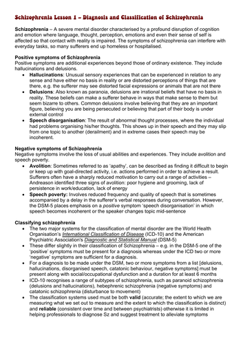 AQA A Level Psychology - Schizophrenia bundle | Teaching Resources