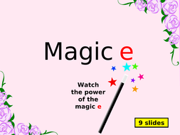 The Magic e - PowerPoint | Teaching Resources