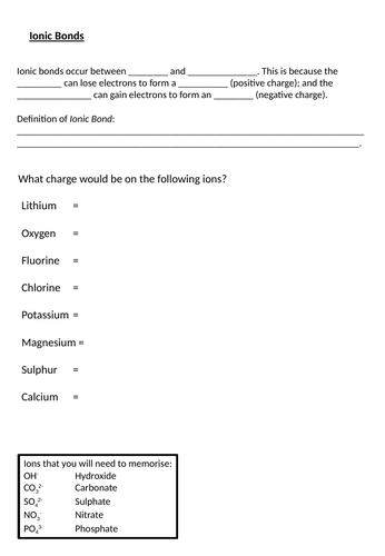 GCSE Chemistry - C2 triple science worksheets | Teaching Resources