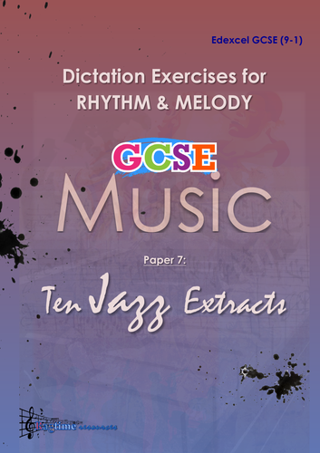 DICTATION - RHYTHM & MELODY PAPER #7 [JAZZ] | Teaching Resources