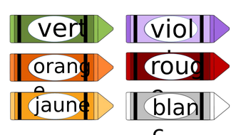 French Colours Display | Teaching Resources
