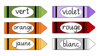 French Colours Display | Teaching Resources
