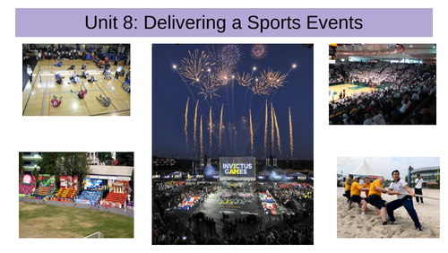 BTEC Delivering a Sports Event | Teaching Resources