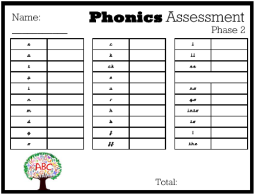 Phase 2,3 and 5 Phonics Assessments | Teaching Resources