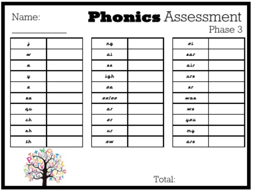Phase 2,3 and 5 Phonics Assessments | Teaching Resources