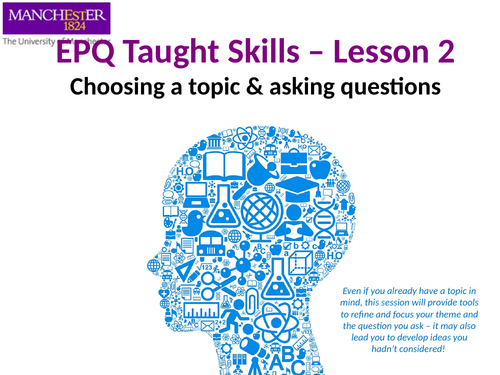 Complete Set of Resources for 'Taught Skills Programme' - EPQ (Extended ...