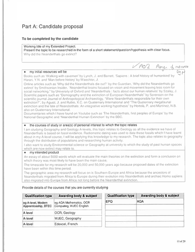 Complete Set of Resources for 'Taught Skills Programme' - EPQ (Extended ...