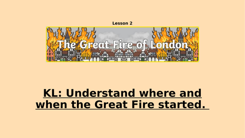 Great Fire of London planning - Year 2 | Teaching Resources