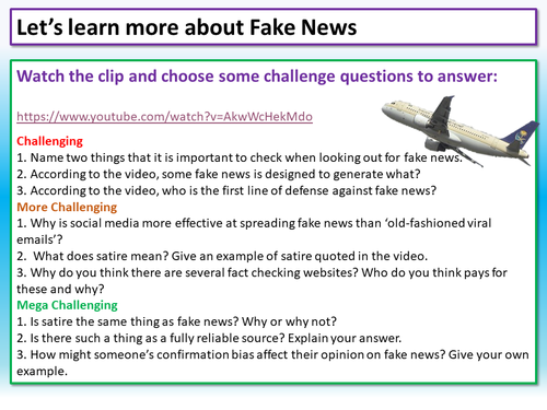 Fake News Leaflet | Teaching Resources