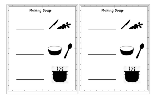 Sequencing Writing Template