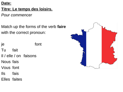 AQA Studio GCSE French (Higher) - Module 2 - Point de départ - Le temps ...