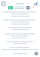 Error intervals (Rounding & Truncating) | Teaching Resources