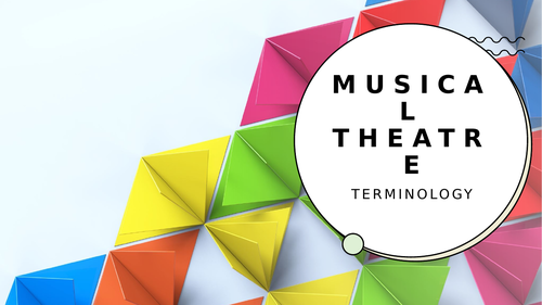 Introduction to Musical Theatre - KS3 | Teaching Resources