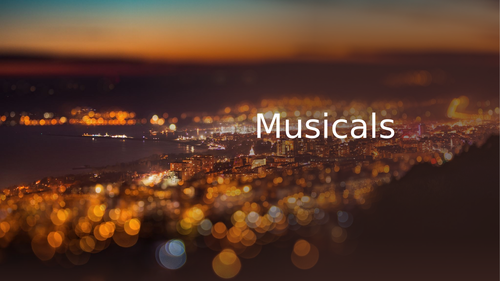 Introduction to Musical Theatre - KS3 | Teaching Resources
