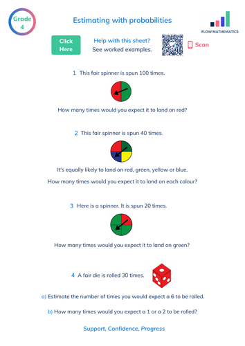 Estimating with probabilities | Teaching Resources