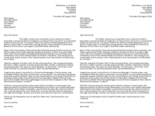 English Letter Writing | Teaching Resources