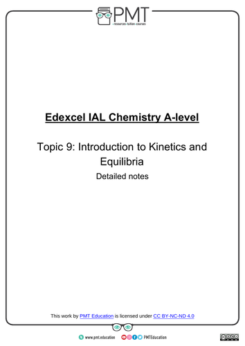 Edexcel IAL Chemistry Detailed Notes | Teaching Resources Edexcel IAL Chemistry Detailed Notes | Teaching Resources