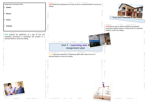 Unit 7 Principles of Safe Practice - LEARNING AIM A RESOURCES ...