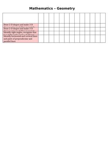 Year 3 Target Tracker | Teaching Resources